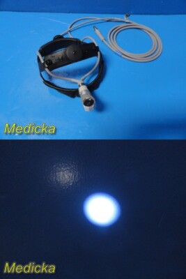 Luxtec Ultralite F/O Headlight W/ Headband & 0023009G F/O Light Guide ...