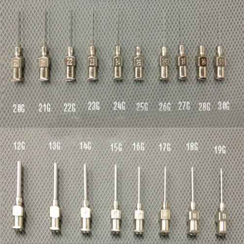 Industrial Blunt stainless steel dispensing syringe needle 1" 14 pc ...