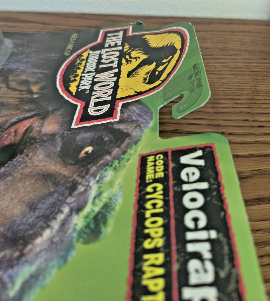 ORIGINAL VINTAGE 1997 Lost World Jurassic Park JP13 Velociraptor ...