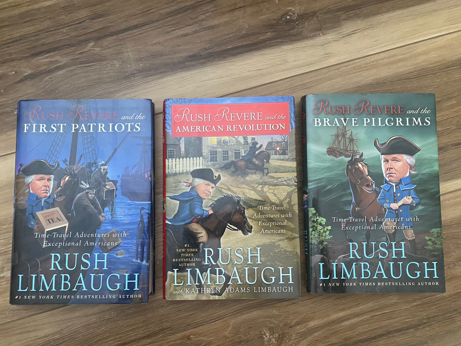 Lot of 3 Rush Limbaugh Time Travel Adventures Patriots Pilgrims ...