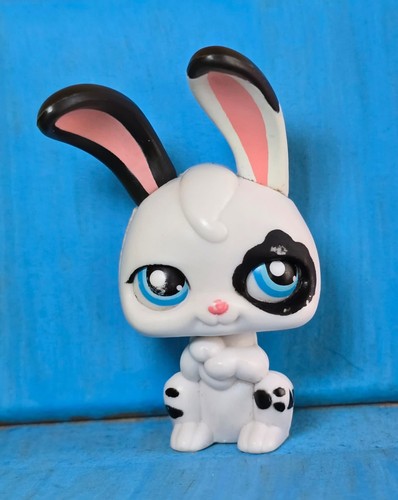 Littlest Pet Shop LPS Magic Motion Bunny Rabbit White Black | eBay