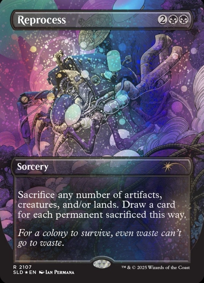 MTG Secret Lair Alien Auroras Galaxy FOIL - Sealed - SLD Secret Lair ...