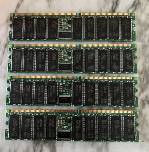 Samsung 512MB DDR PC2100R-25331-Z CL2.5 ECC RAM M312L6420ETS-CB0 Lot of ...