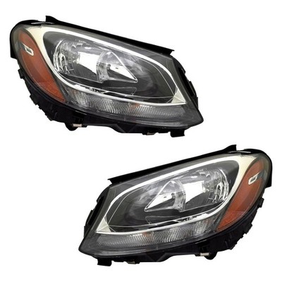 For Mercedes-Benz C300 15-20 Headlight Set Driver & Passenger Side ...
