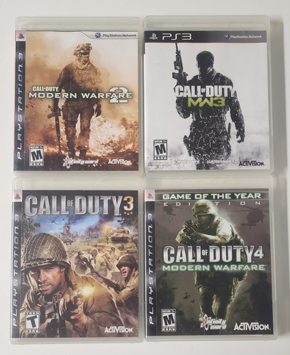 Call Of Duty MW2, MW3, COD3, COD4 PS3 PlayStation 3 Game Lot W/ Fast Shipping! | eBay