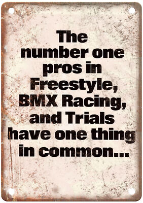 Old School BMX 1988 HARO Vintage Magazine Ad Reproduction Metal Sign ...