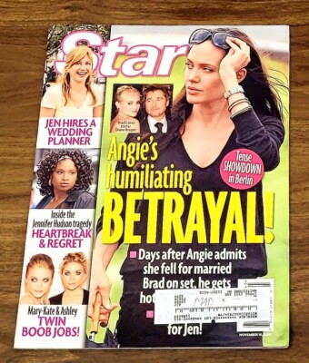 olsen twins anjelina Jolie star magazines nov 10 2008 excellent ...