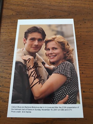 CALLUM BLUE Signed 4.75x7.5 THE TUDORS Love And War | eBay