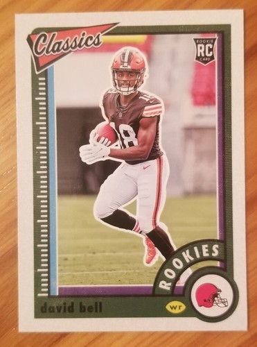 David Bell RC 2022 Classics Rookie Football Card | eBay