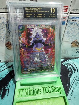 BGS 10 BLACK LABEL Android 21, Transcendental Predator SCR Dragon Ball Super DBS | eBay