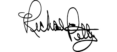 Richard Petty vinyl decal autograph sticker signature NASCAR The King ...