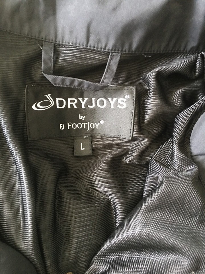 FOOTJOY Dryjoys Golf Rain Jacket, Windbreaker, Large, Great Condition ...