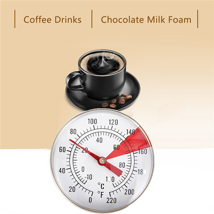 -10-110°C Stainless Steel Coffee Latte Milk Frothing Thermometer Probe ...