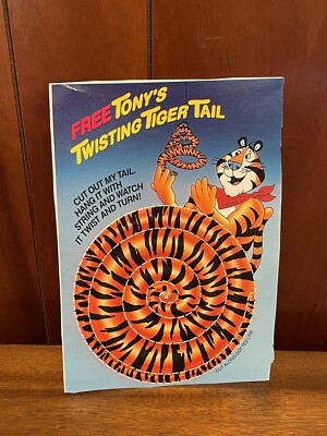 Kelloggs Tony the Tiger Free Tony's Twisting Tiger Tail cereal ...