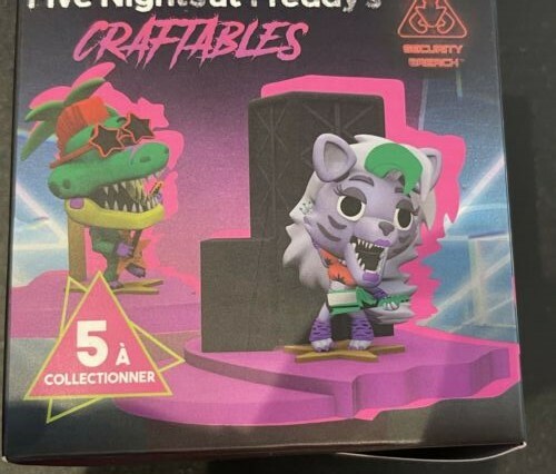 Five Nights At Freddy's FNAF Craftables Security Breach Collect all 5 ...