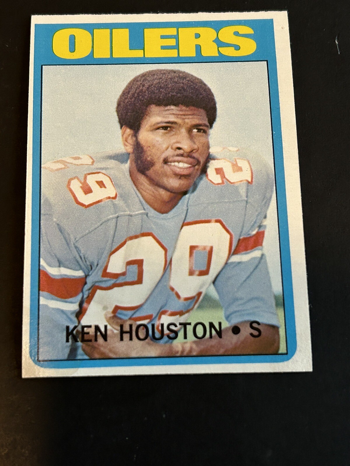 1972 Topps Football #78 Ken Houston 2nd Year EX+ HOF Houston Oilers ...