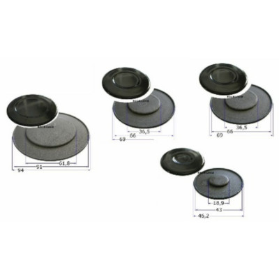 BOSCH ASSIETTES DE FLAMME CUISINE TABLE DE CUISSON À GAZ 4 FEUX | eBay