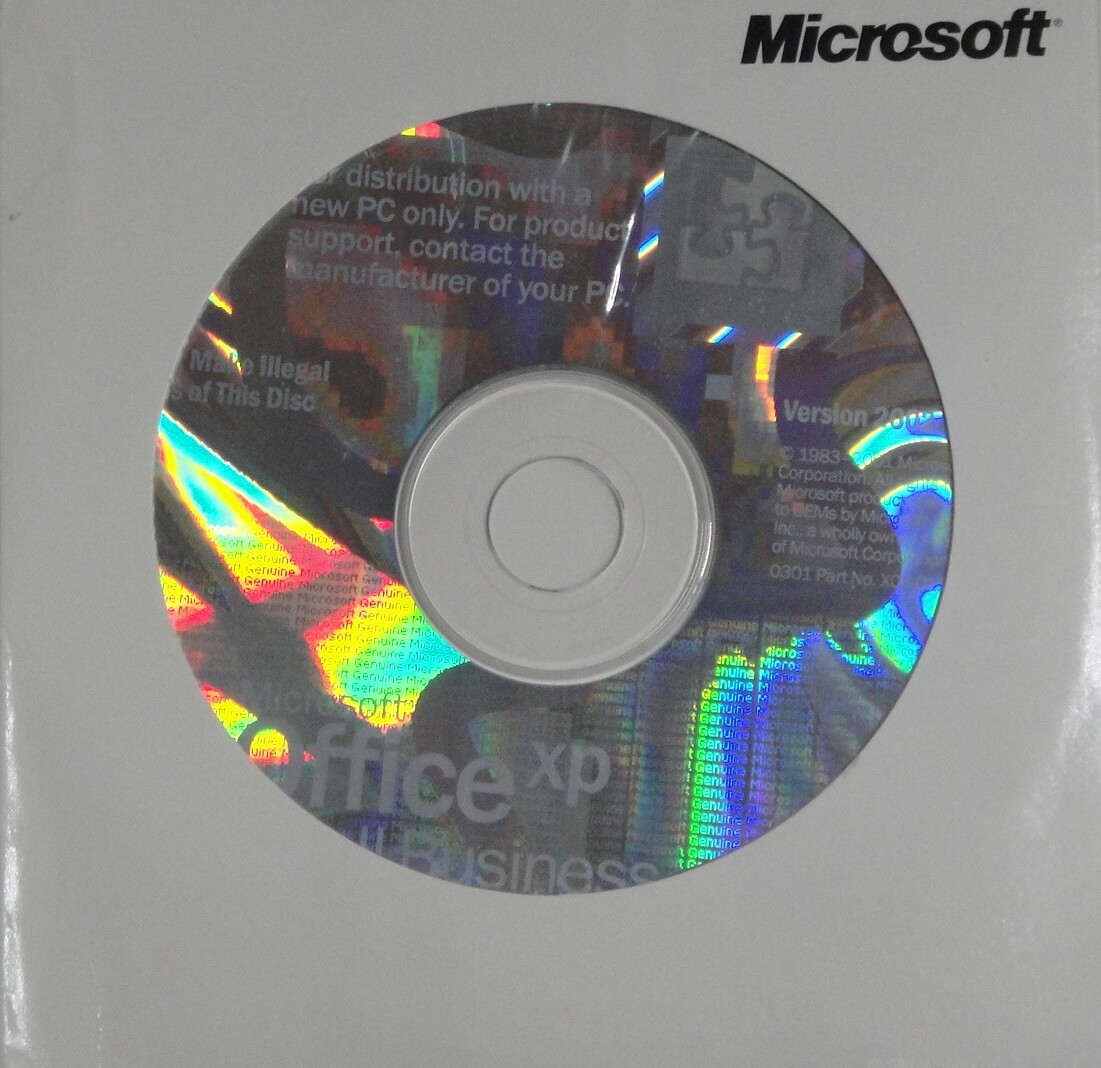 Microsoft Office XP Small Business Full Version 2002 Edition w/product ...