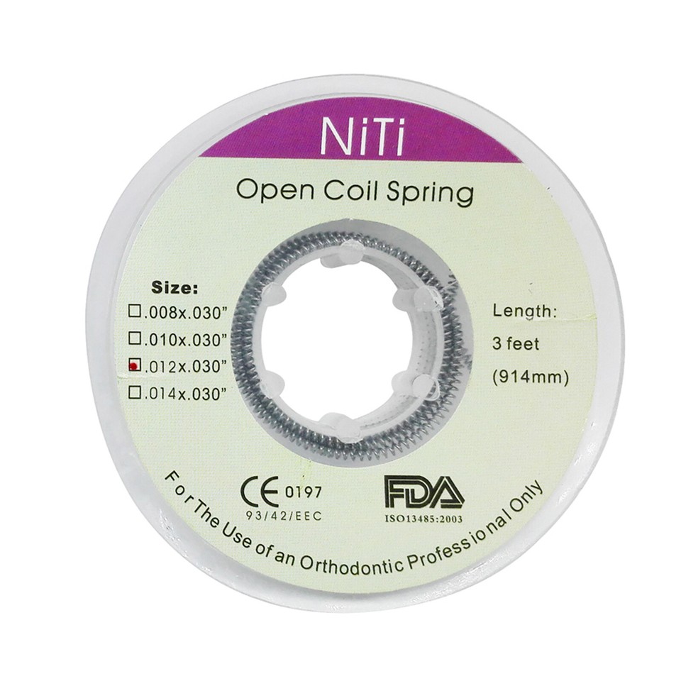 Dental Orthodontic Niti Open Coil Spring 914mm Dia 0.008/0.010/.012/0 ...