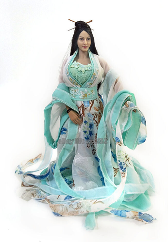 1/6 Ancient Style Dress Han Female Green Clothes Fit 12'' PH TBL UD ...