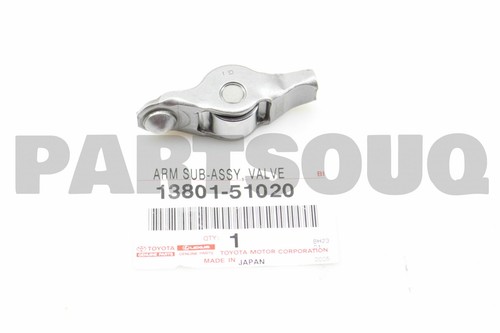 1380151020 Genuine Toyota ARM SUB-ASSY, VALVE ROCKER, NO.1 13801-51020 ...