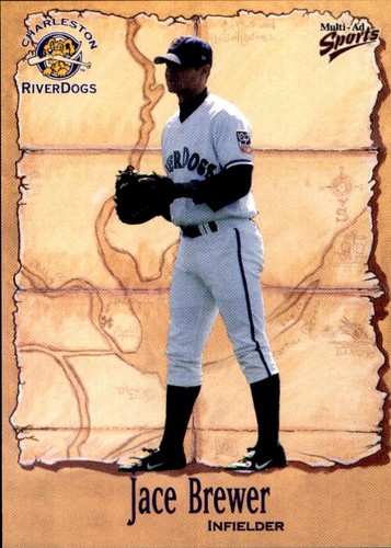2001 Charleston River Dogs Multi-Ad #6 Jace Brewer Washington Oklahoma ...