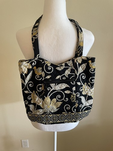 Vintage Large VERA Bradley Yellow Bird Tote Bag 11x12.5x4 in Retired ...