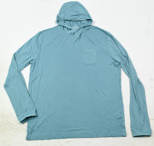 Free Fly Bamboo Hoodie Mens Large Blue Lightweight Pullover Long Sleeve ...