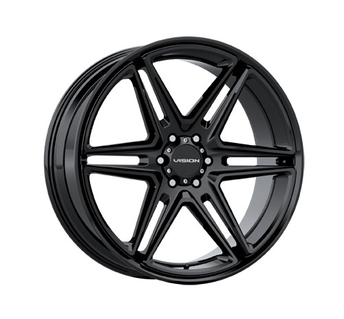Vision Wheel Wedge 476 22x10 5x115 8mm Gloss Black Wheel | eBay