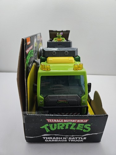 Teenage Mutant Ninja Turtles Nickelodeon Thrash n' Battle Garbage Truck ...