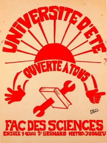 Original Vintage French Poster Student Revolution "Universite D'ETE ...