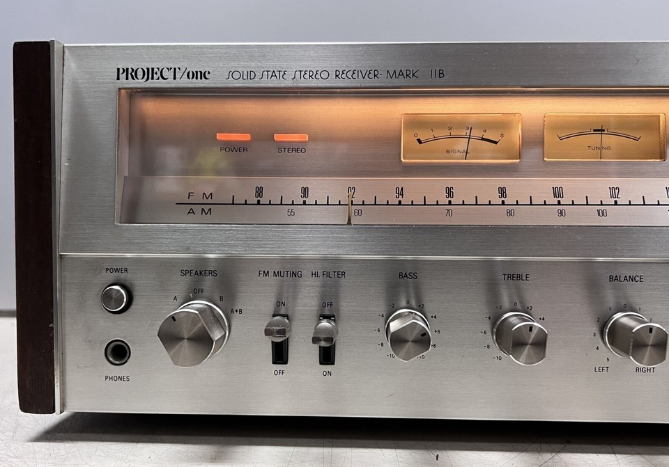 Vintage Project One Mark IIB 40W AM/FM Stereo Receiver, 1977, Fully ...
