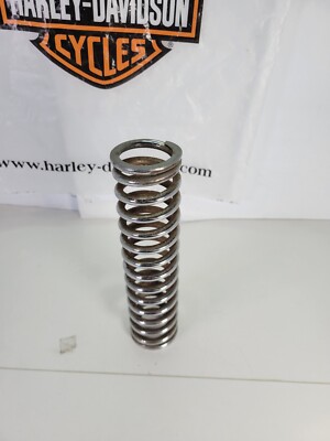 VINTAGE HARLEY DAVIDSON CHROME/STEEL REAR SHOCK SPRING Sportster ...