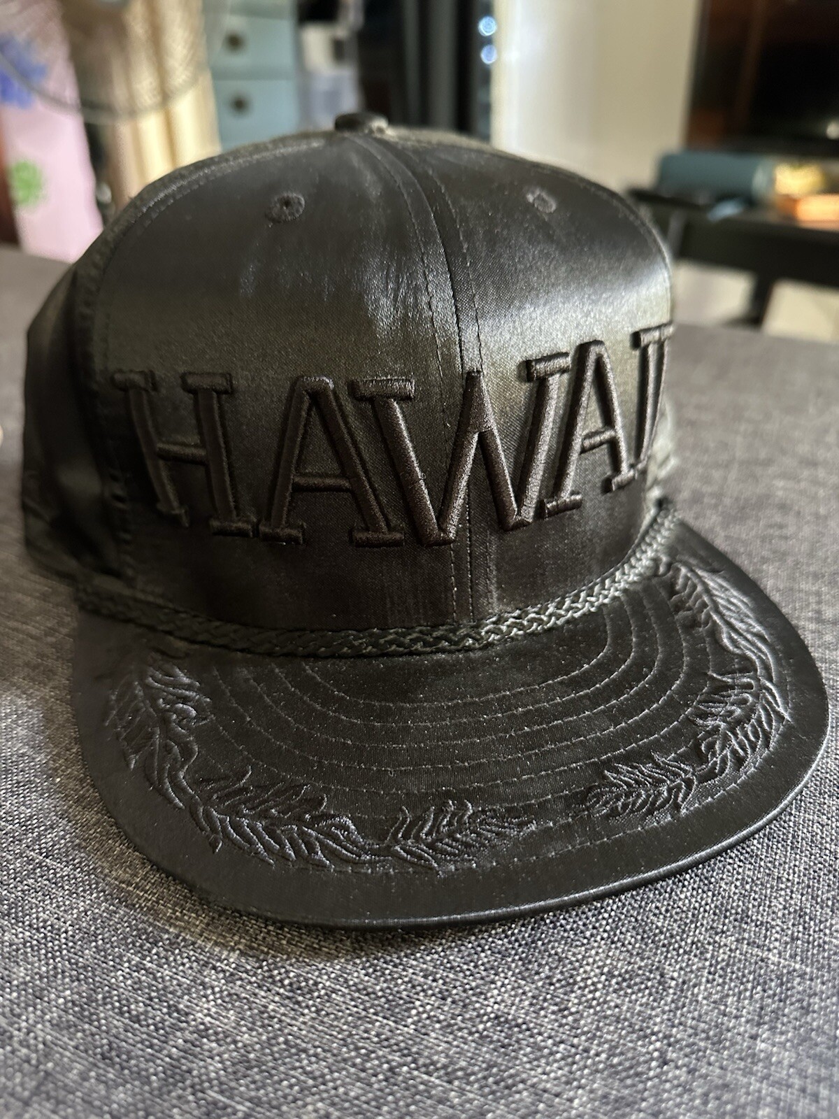 Fitted Hawaii RARE New Era 9FIFTY Black Teal SNAPBACK - Gem