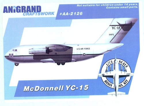 Anigrand Models 1/72 MCDONNELL DOUGLAS YC-15 Advanced STOL Transport | eBay