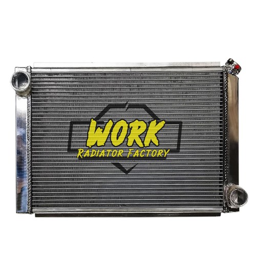 24" x 16" Ultra Light Drag Race Low Profile Aluminum Radiator NHRA NMRA ...