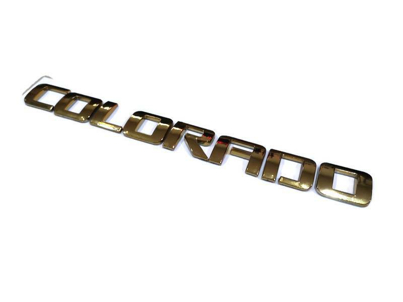 GOLD 3D Chevy COLORADO Emblem 15-19 Front/Rear Badge Symbol Sign ...
