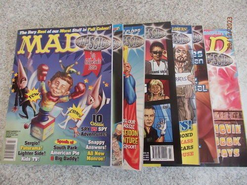 Mad Magazine - Classics - 8 issues Numbers 1 to 9 - No Issue No 4 ...