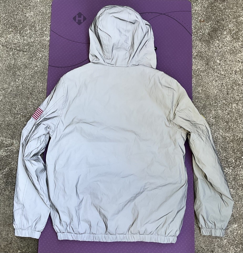MEMBERS ONLY SPORT 3M Reflective NASA SPACE Jacket Space Suit men M | eBay