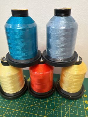 5x Embroidery threads 1000m | eBay