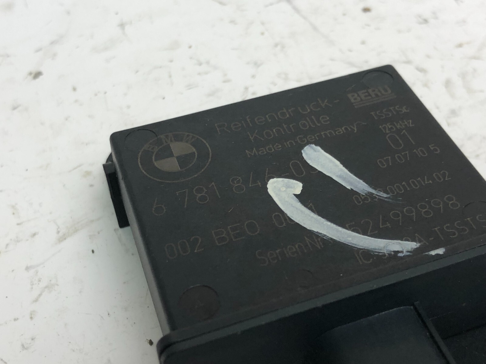 BMW X5 X6 Series E70 E71 TPMS Tire Pressure Monitor Sensor Unit 6781846 ...