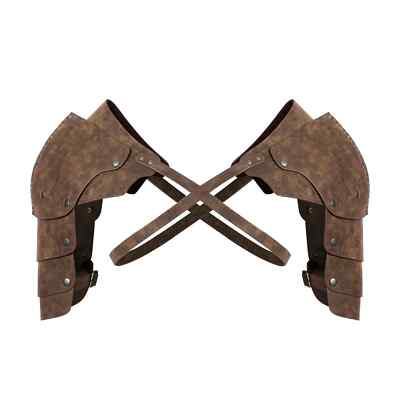 Medieval Viking Knight Prop Double Shoulder Armor Shoulder Guard ...