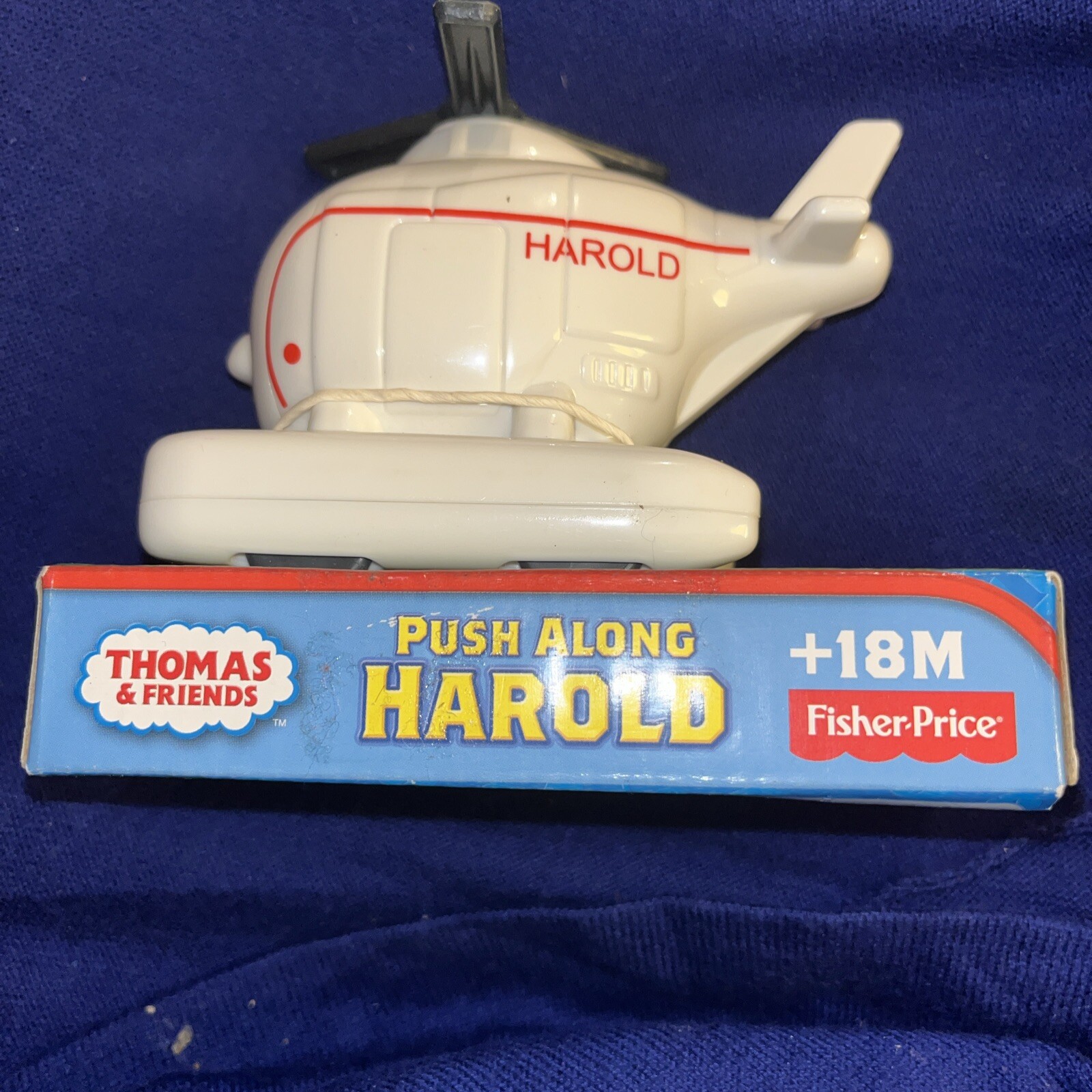 Fisher Price Thomas & Friends Push Along Harold Helicopter Toy Gullane ...