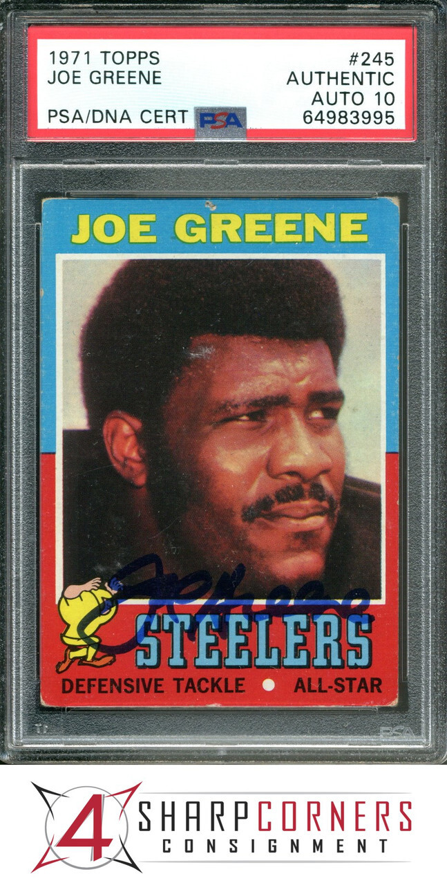 Joe Greene Autographed Memorabilia | Signed Photo, Jersey, Collectibles ...