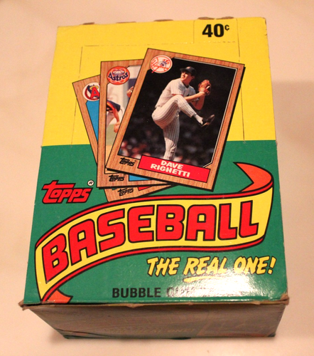 1987 TOPPS BASEBALL BOX, WITH 36 SEALED PACKS OF 17 TRADING CARDS | eBay