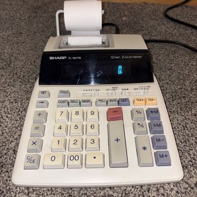 Sharp EL-1801V Printing Calculator | eBay