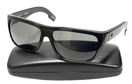 SPY OPTIC LENNOX K9F Black Plastic Rectangular Polarized Sunglasses | eBay