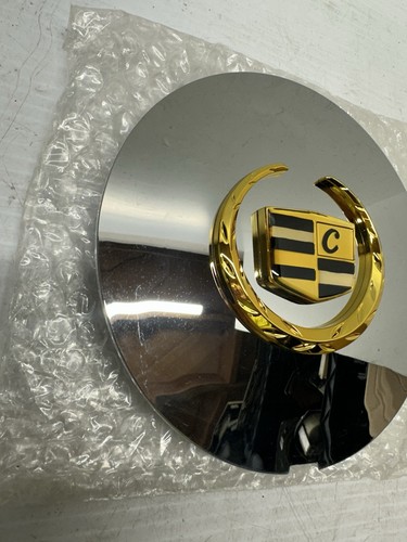 Chrome Gold Center Cap fits OEM Cadillac Deville Eldorado SLS DTS DHS ...
