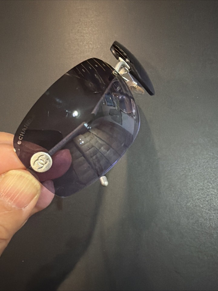 Vintage Chanel 4035 CC Logo Rimless C167/79 63-16 120 Sunglasses | eBay
