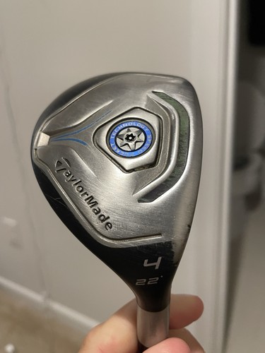 TaylorMade Jetspeed 4 Hybrid 22* Stiff Flex 75gr, New GolfPride Masters ...